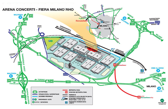 Milano - Arena Concerti Rho | Sito Ufficiale Eventi in Bus
